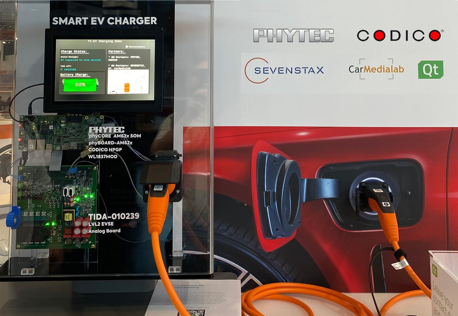 Smart EV Charging Station with Vehicle-to-Grid (V2G) Communication - PHYTEC